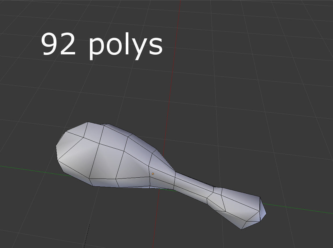 3D model low poly roasted meat VR / AR / low-poly | CGTrader