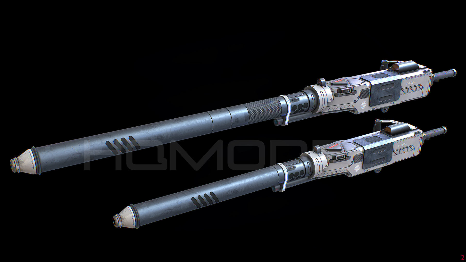 3D model Heavy Plasma Gun PBR VR / AR / low-poly | CGTrader