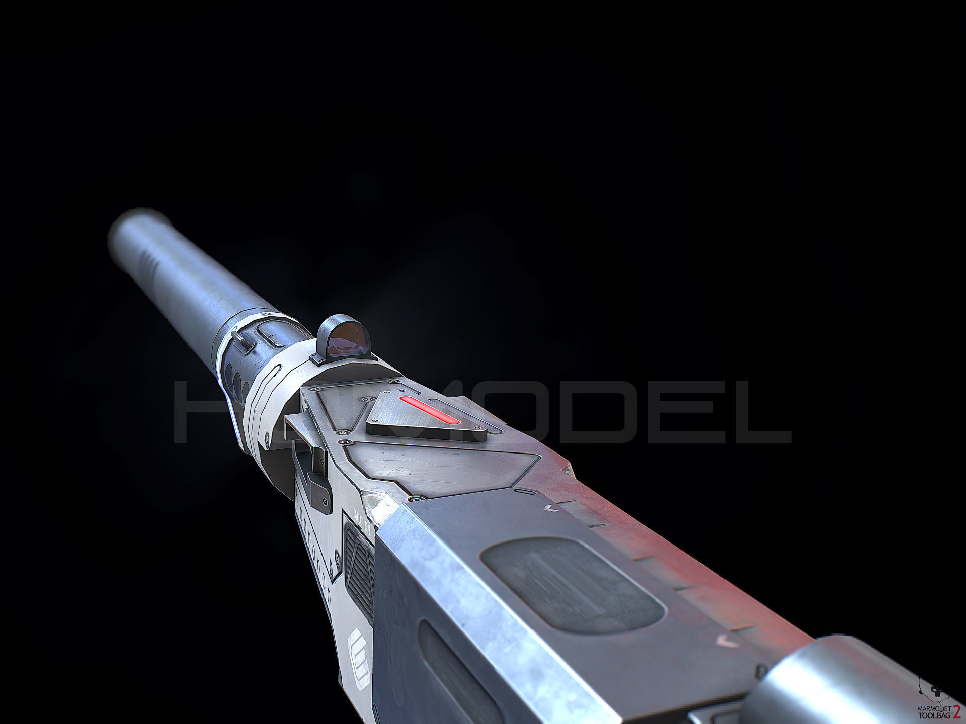 3D model Heavy Plasma Gun PBR VR / AR / low-poly | CGTrader