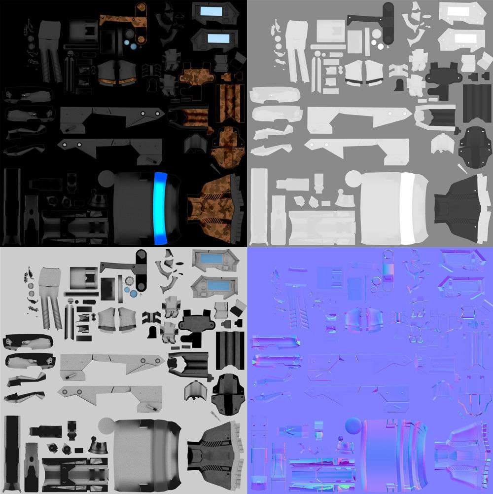 3D model Laser gun VR / AR / low-poly | CGTrader