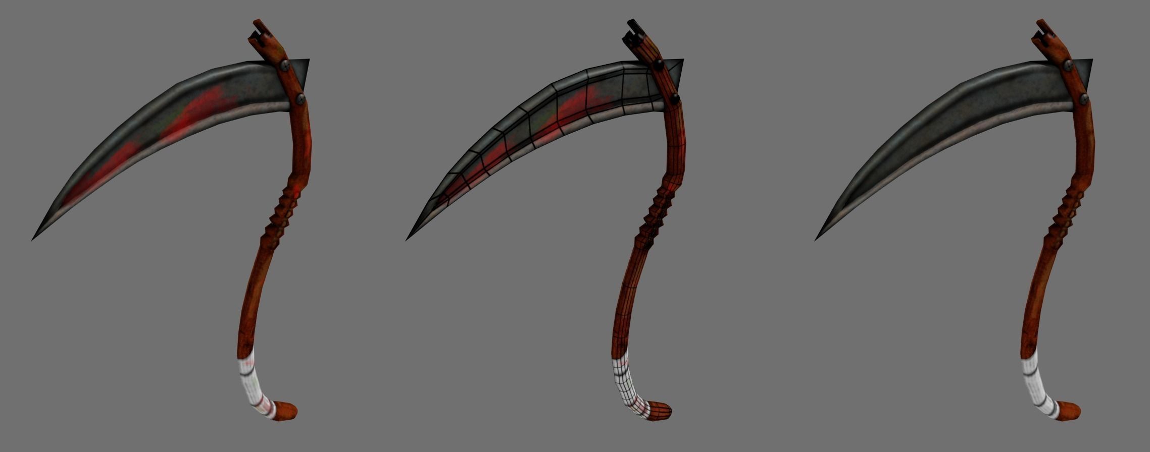 Scythe LowPoly sacrificial free VR / AR / low-poly 3D model | CGTrader