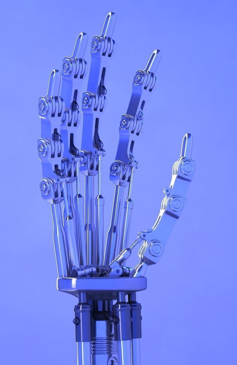 Terminator Arm 3D model animated rigged | CGTrader