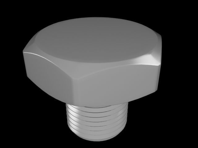 Detailed bolt free 3D model | CGTrader