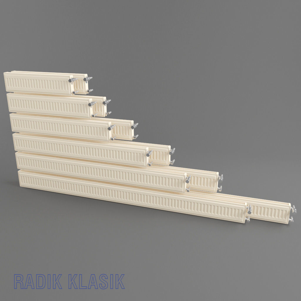 radiator KORADO RADIK KLASIK type 20 height 200mm 3D model MAX FBX
