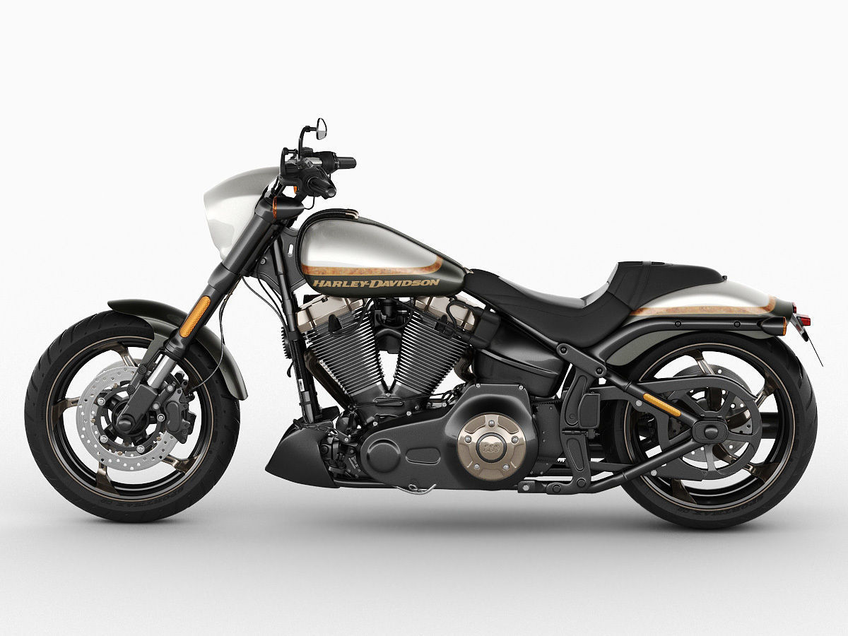 Harley-Davidson CVO Pro Street Breakout 3D Model MAX OBJ 3DS FBX C4D ...