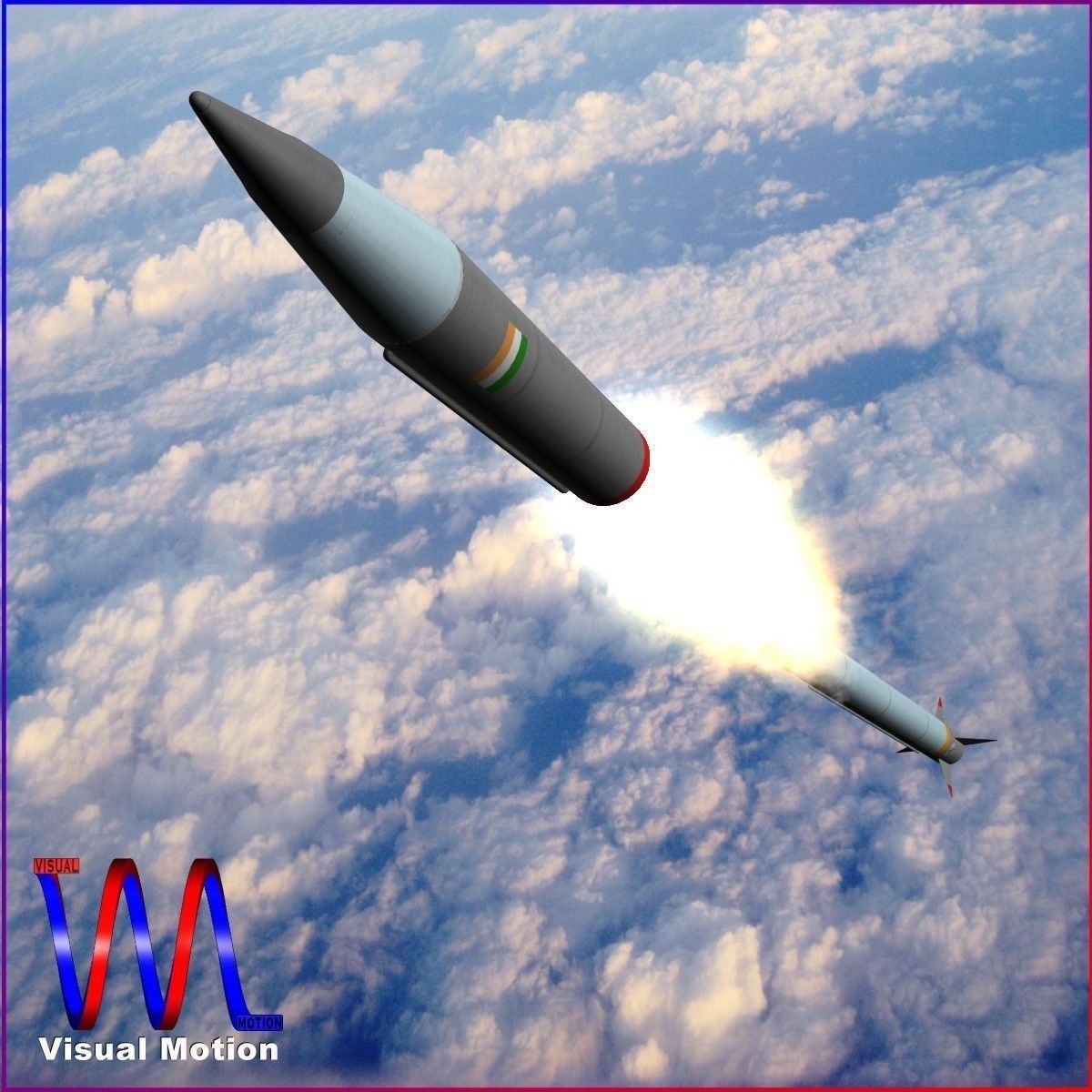 AGNI-2AT Ballistic Missile 3D model | CGTrader