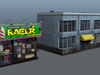 3D model Set of Small Stores - low poly VR / AR / low-poly | CGTrader