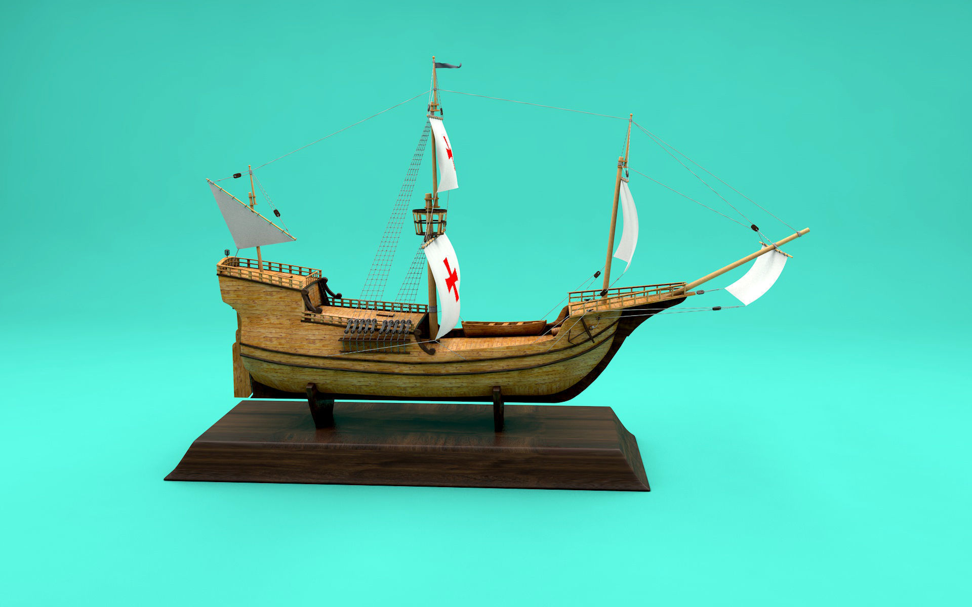 Caravel 3D model | CGTrader