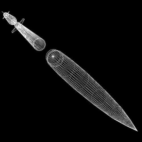 3D model Super Loki Rocket VR / AR / low-poly OBJ 3DS FBX DXF BLEND DAE ...