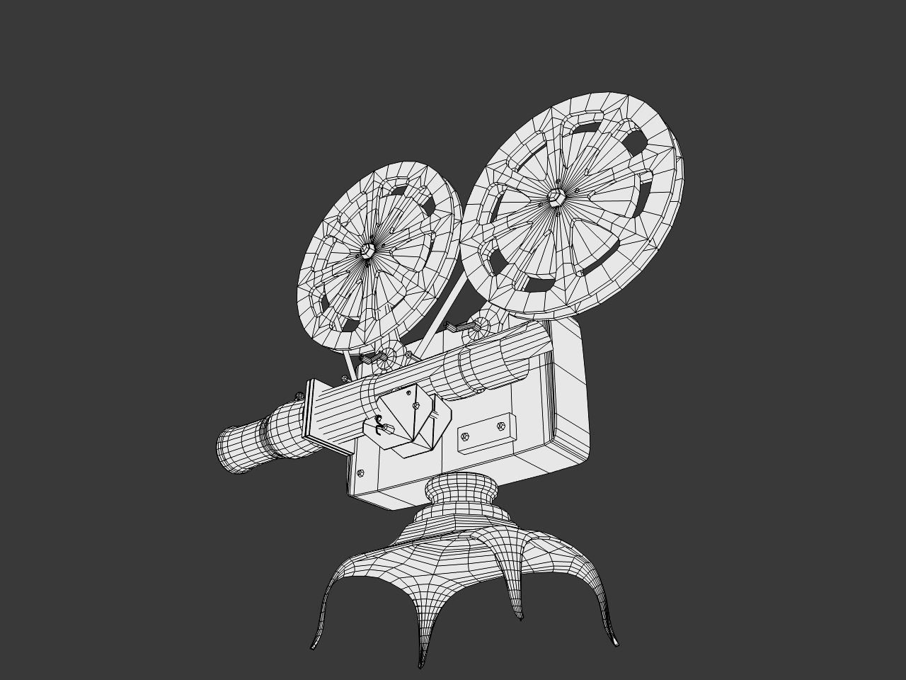 Vintage Movie Projector 3D model | CGTrader