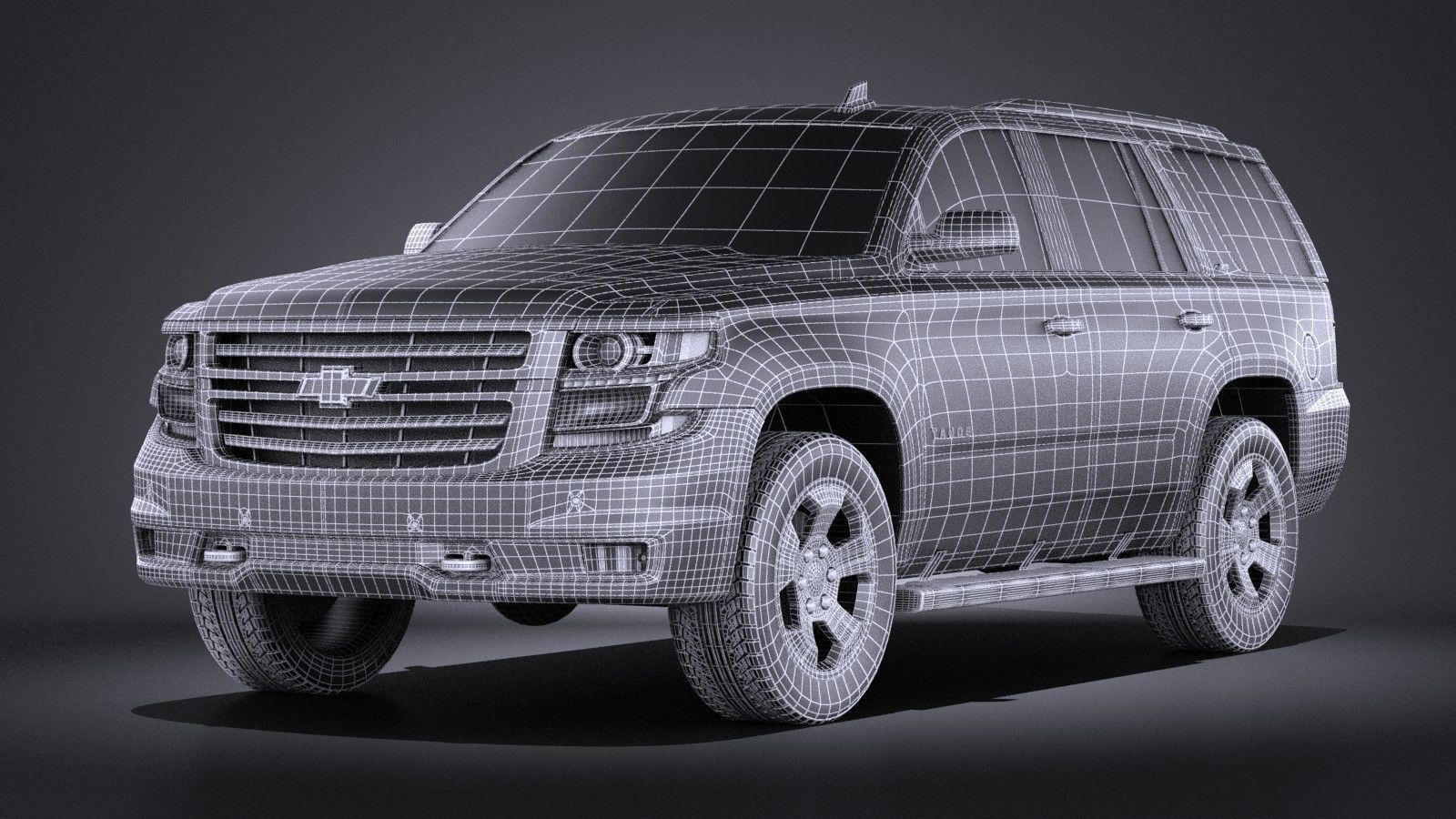 Chevrolet Tahoe Z71 2017 VRAY 3D model | CGTrader