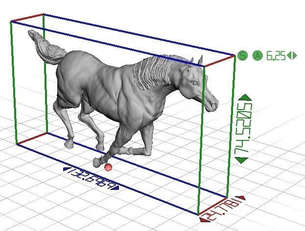 Arabic Horse in galloping position 3D model 3D printable | CGTrader