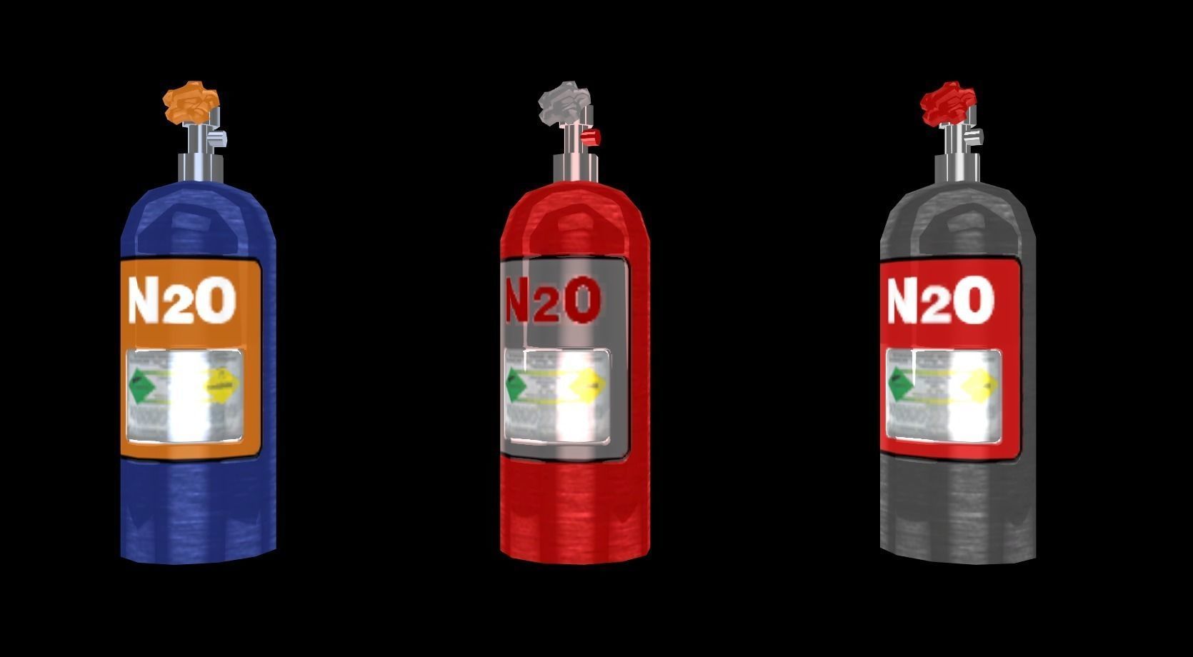 3D model Nitro oxygen tank VR / AR / low-poly | CGTrader