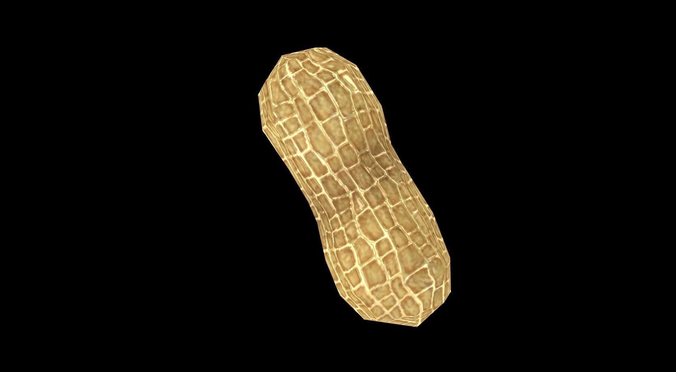 3D model Peanut wooden plank VR / AR / low-poly | CGTrader