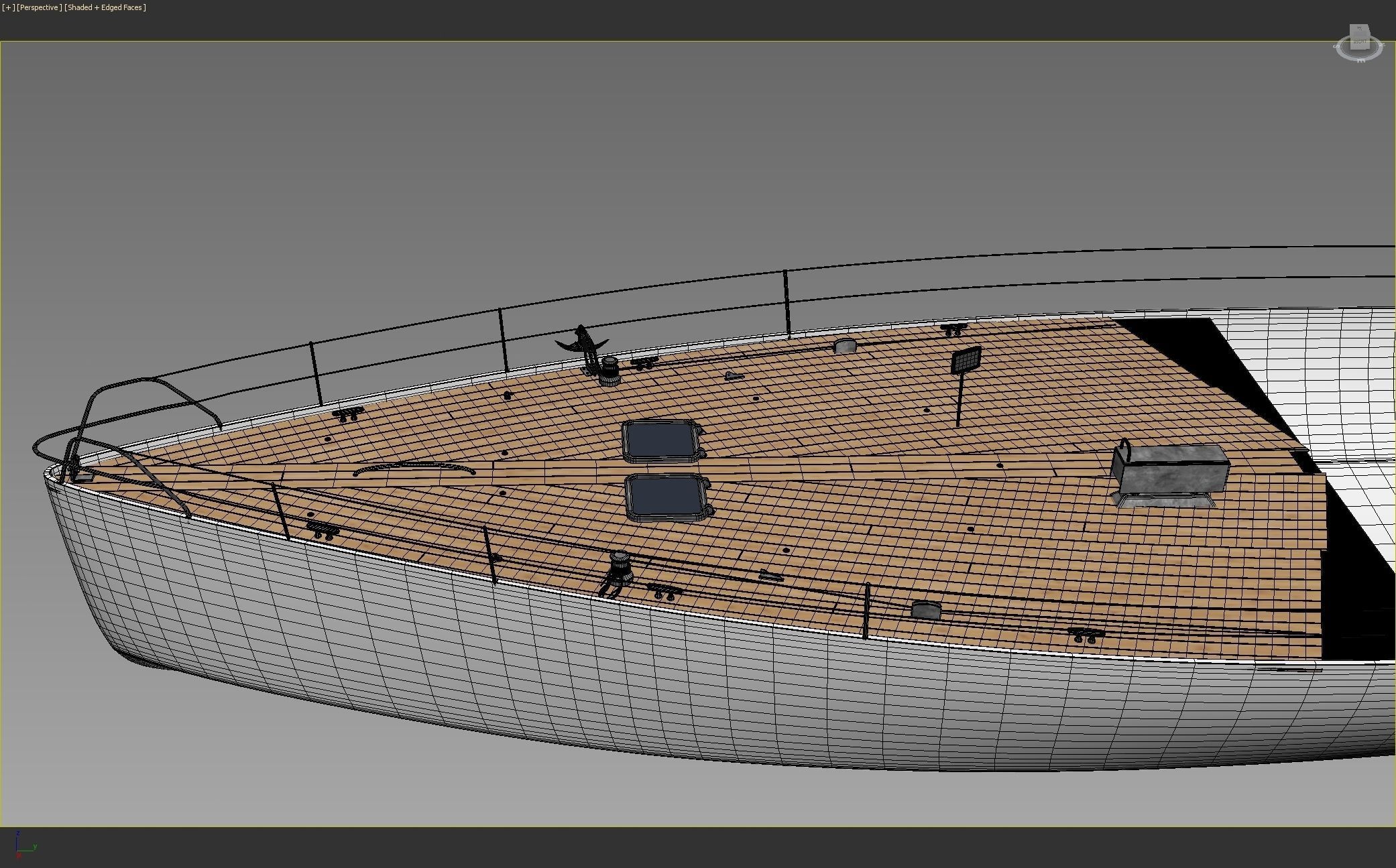 Boat Deck 3D model | CGTrader