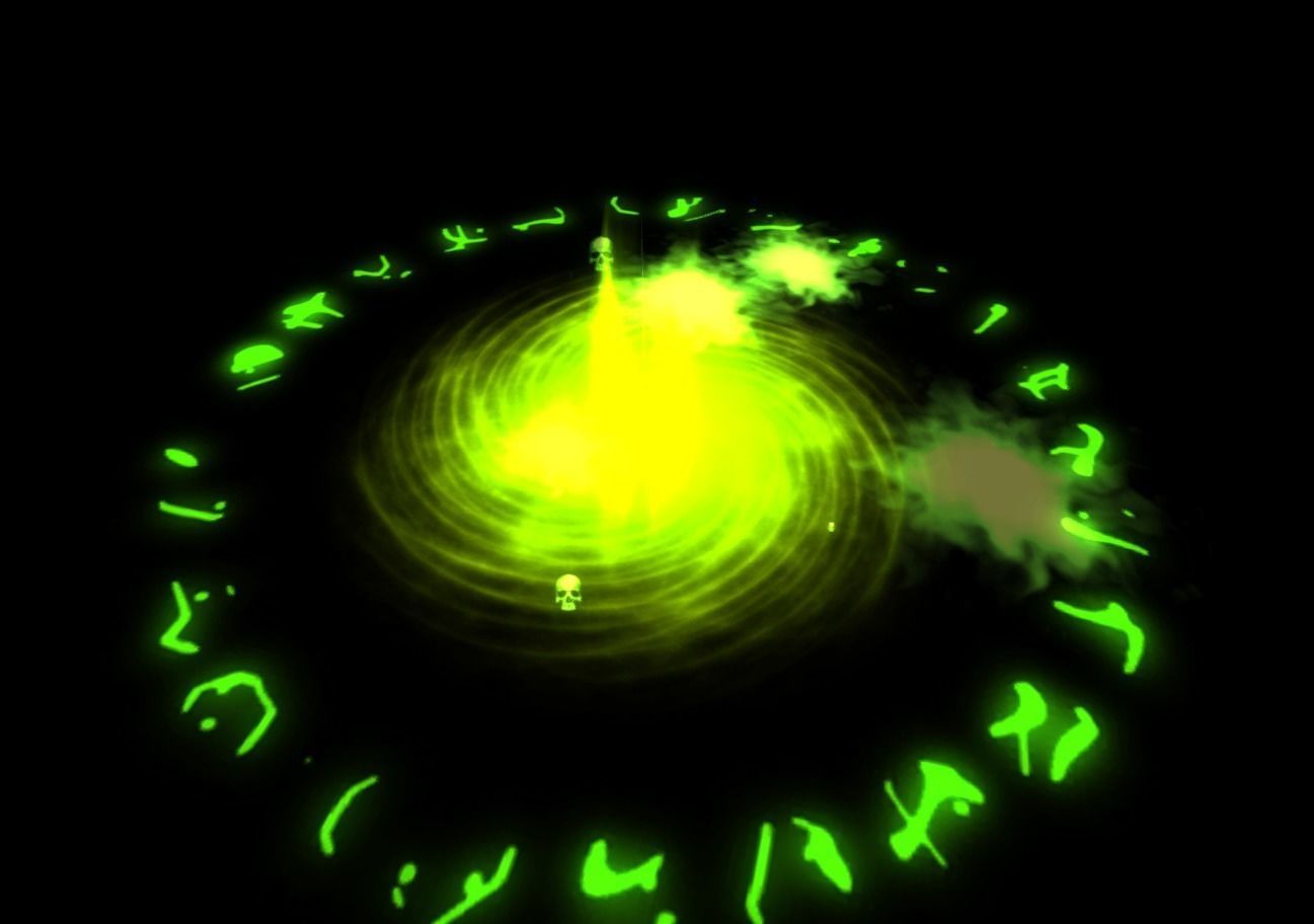 3D model Plague Ground AOE Spell VR / AR / low-poly animated | CGTrader