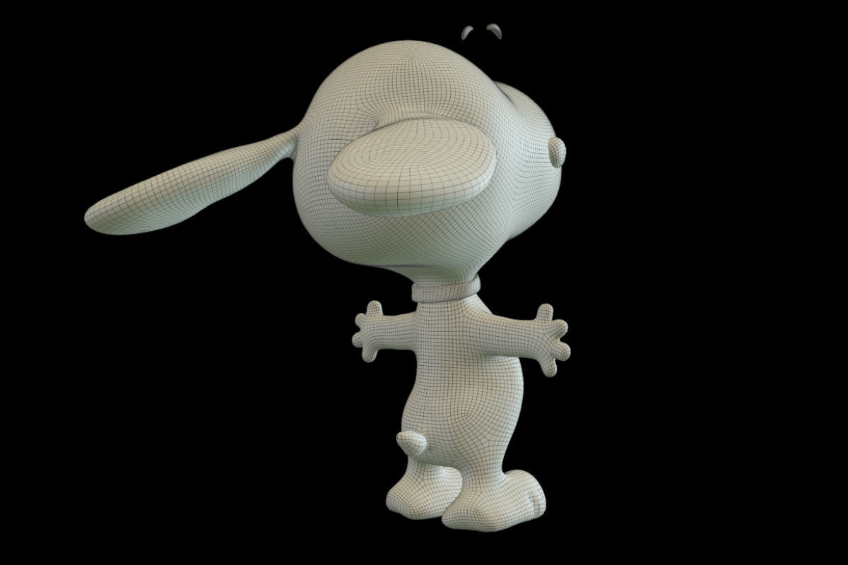 peanuts 3D model animated rigged | CGTrader