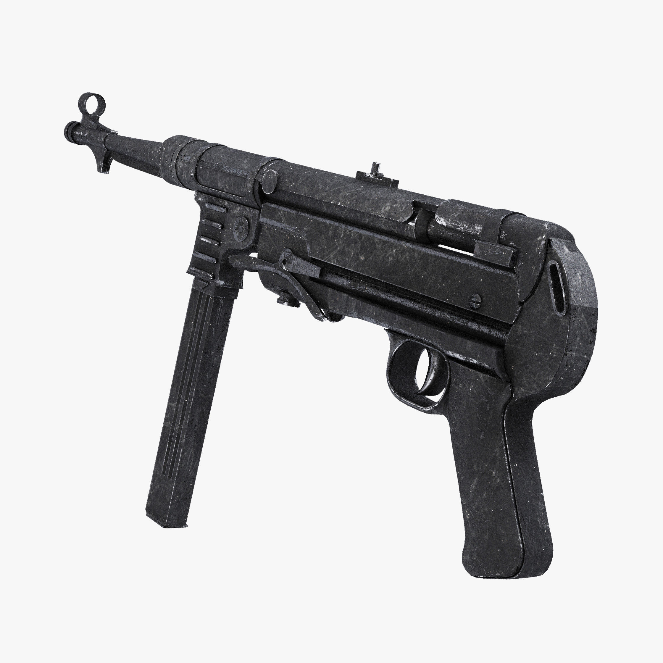 3D model MP40 Submachine gun VR / AR / low-poly | CGTrader