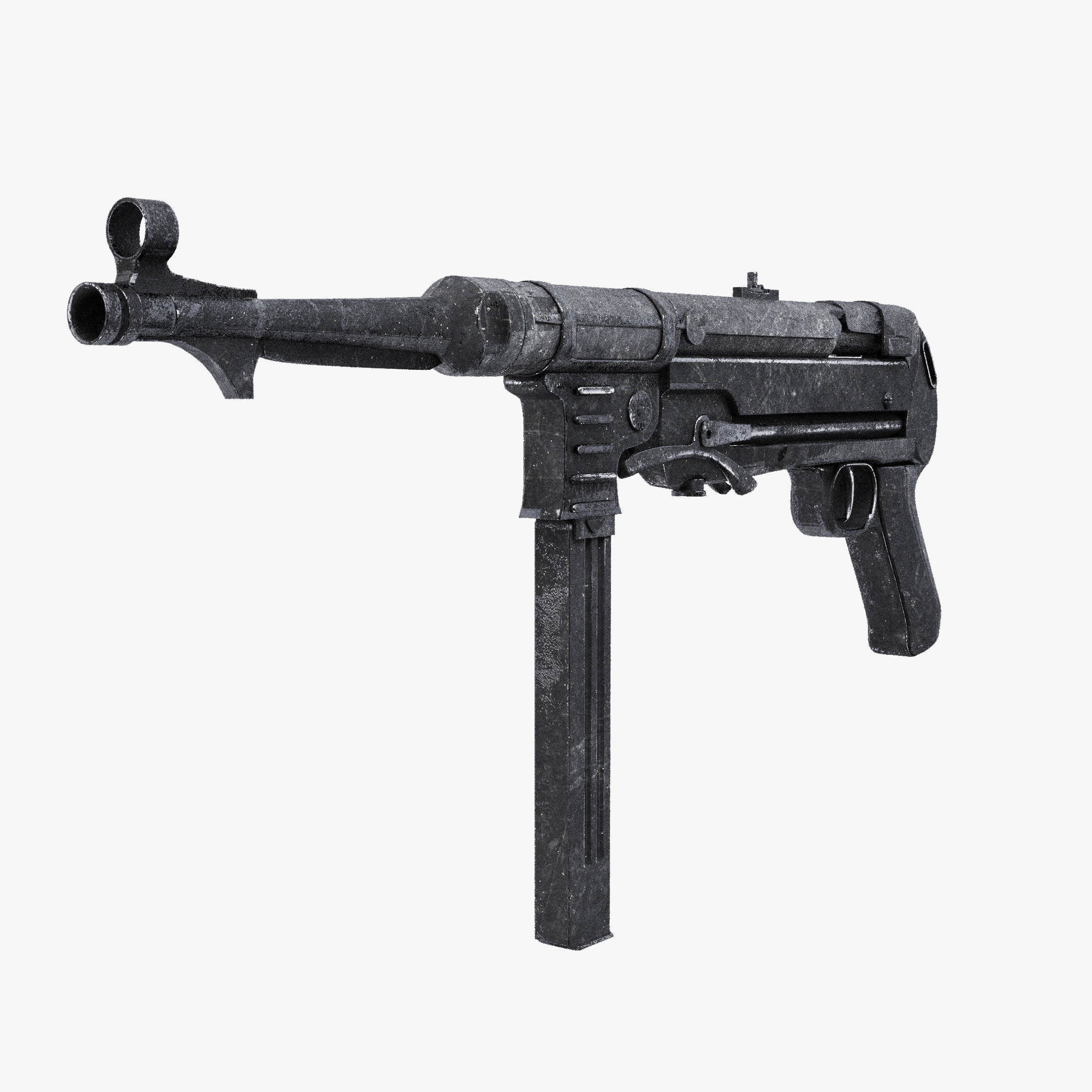3D model MP40 Submachine gun VR / AR / low-poly | CGTrader