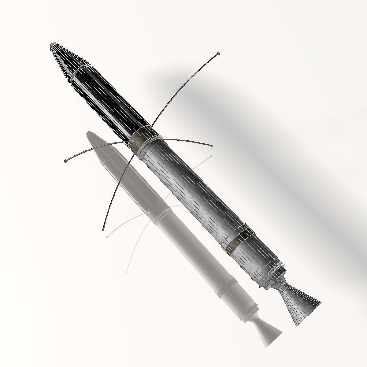 US Explorer I Satellite 3D model | CGTrader