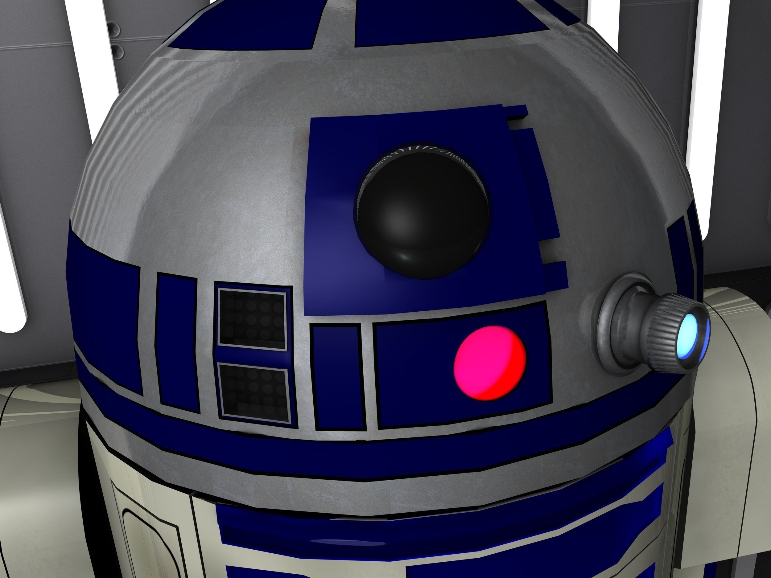 R2D2 and R5D4 Droids Star Wars 3D model | CGTrader