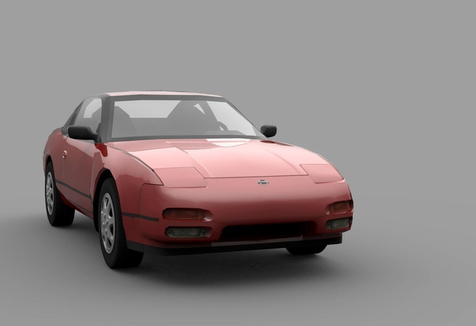 3D model Nissan 240SX S13 VR / AR / low-poly | CGTrader