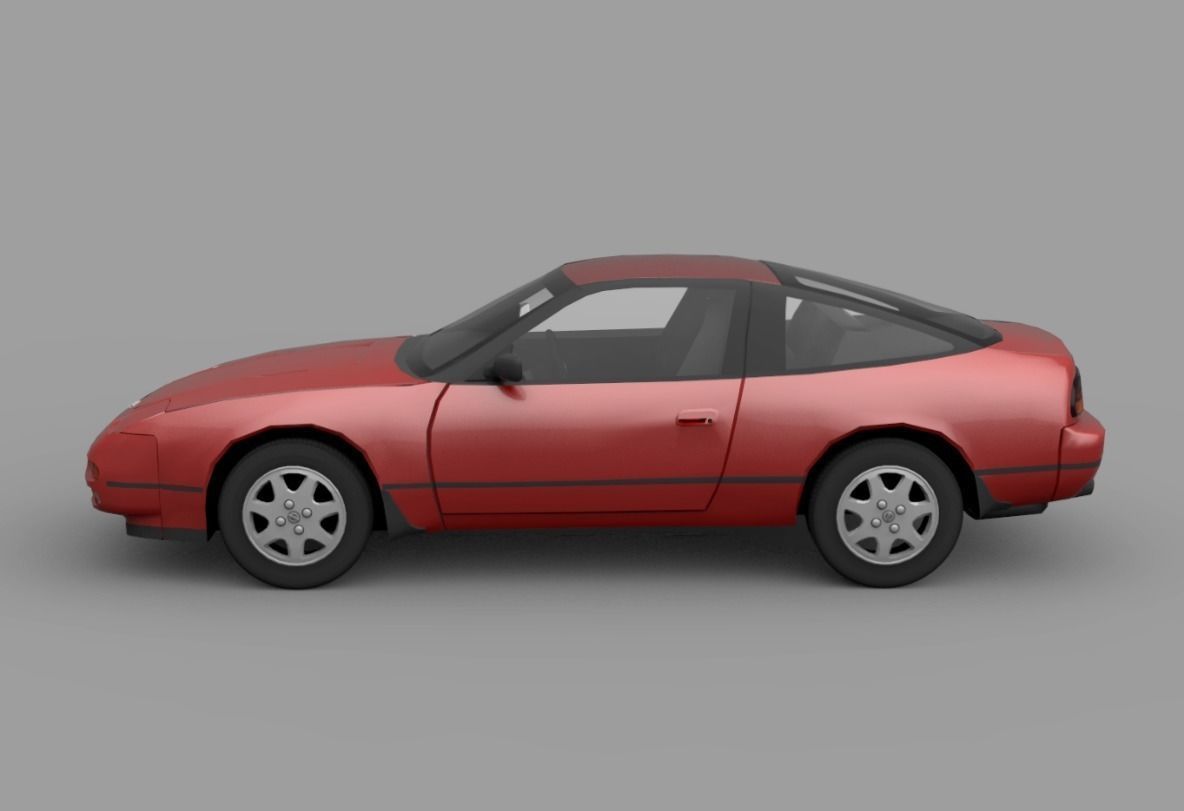 3D model Nissan 240SX S13 VR / AR / low-poly | CGTrader