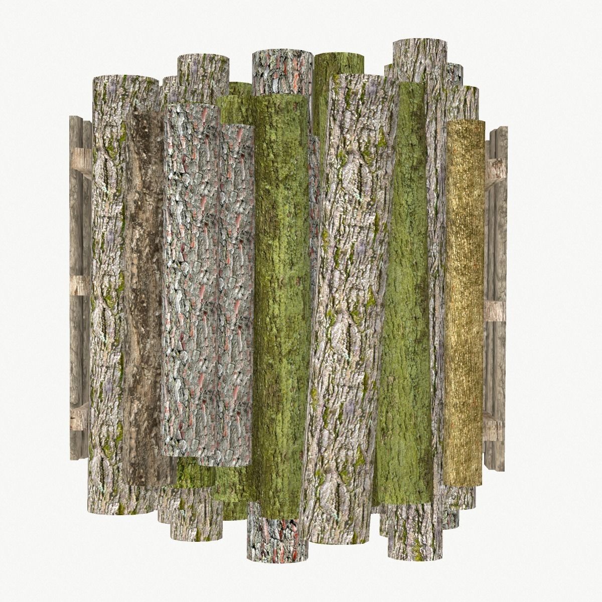 3D model Wood Log Low Poly Type 1 VR / AR / low-poly | CGTrader