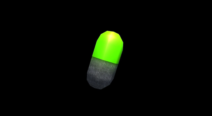 3D model Pill Power Up Free VR / AR / low-poly | CGTrader
