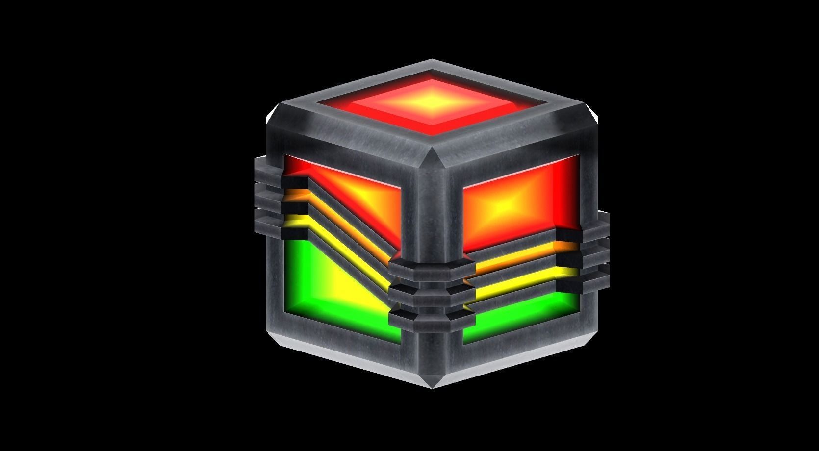 Energy Cube 3D asset | CGTrader
