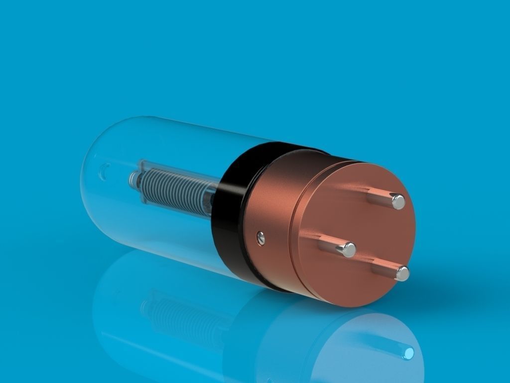 Vacuum tube 3D model | CGTrader
