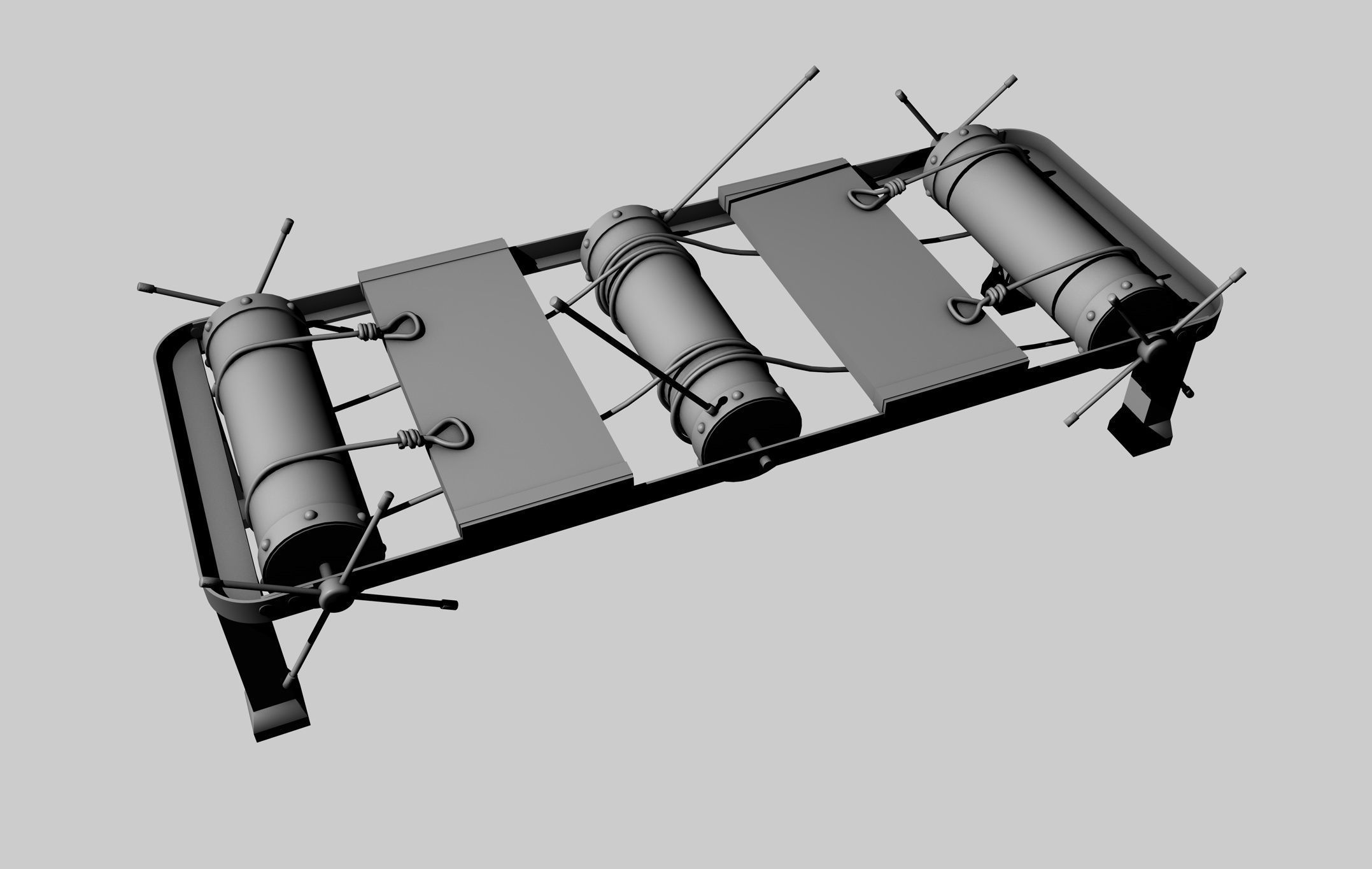 The Rack Torture Device 3D model | CGTrader