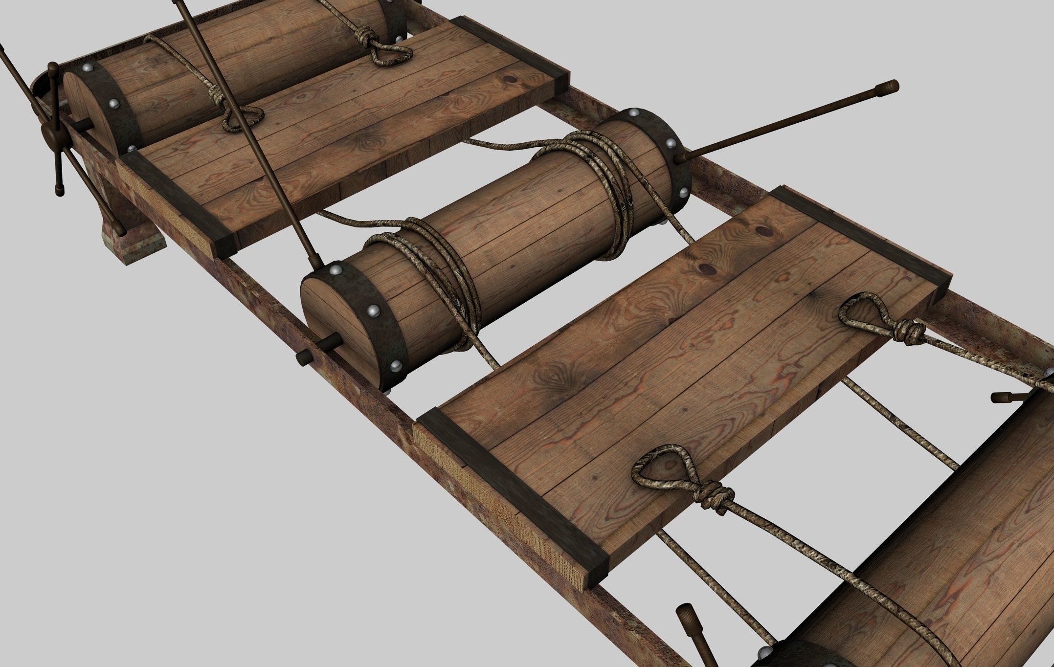The Rack Torture Device 3D model | CGTrader