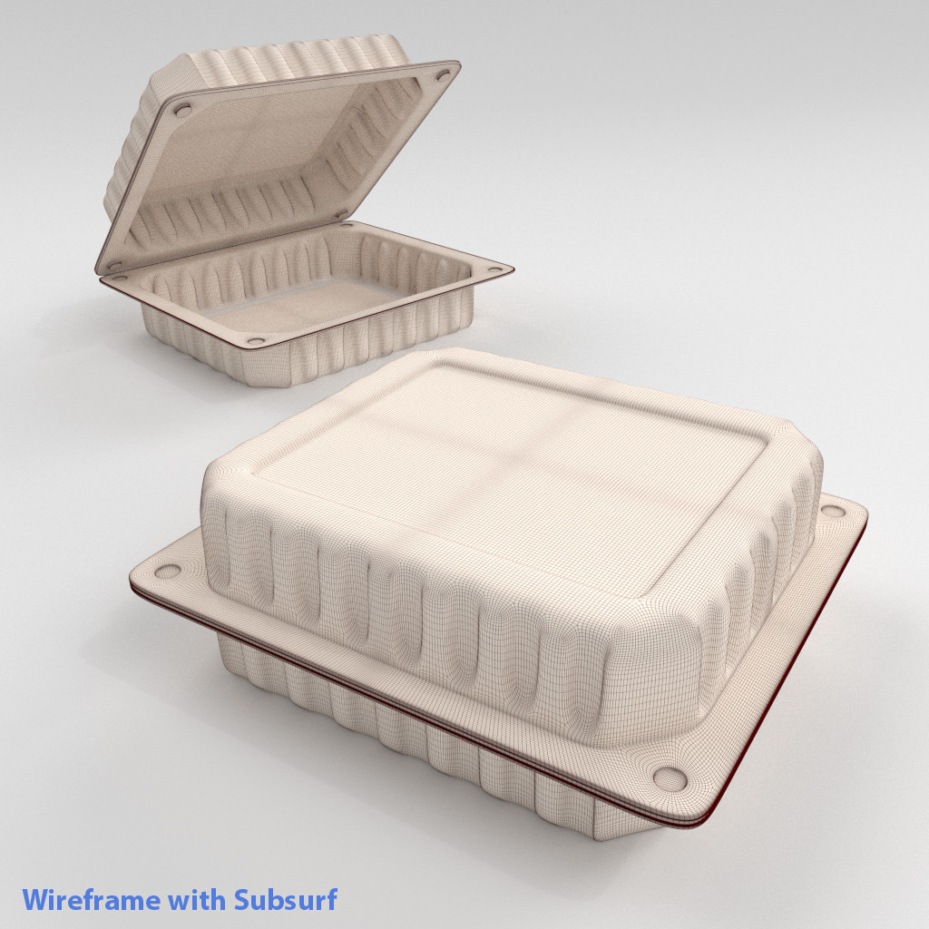Food Container 3D model | CGTrader