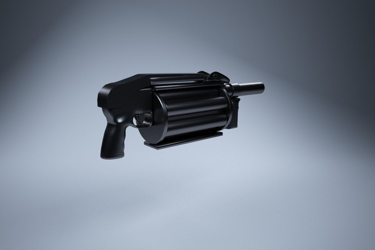 gun bum bum free 3D model | CGTrader