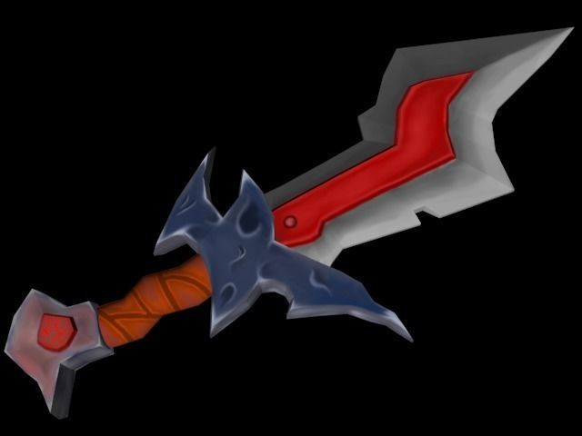 3D model Runic dagger VR / AR / low-poly | CGTrader