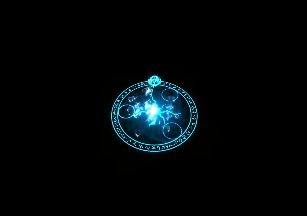 Electric Ground Spell Cast 3D model animated | CGTrader