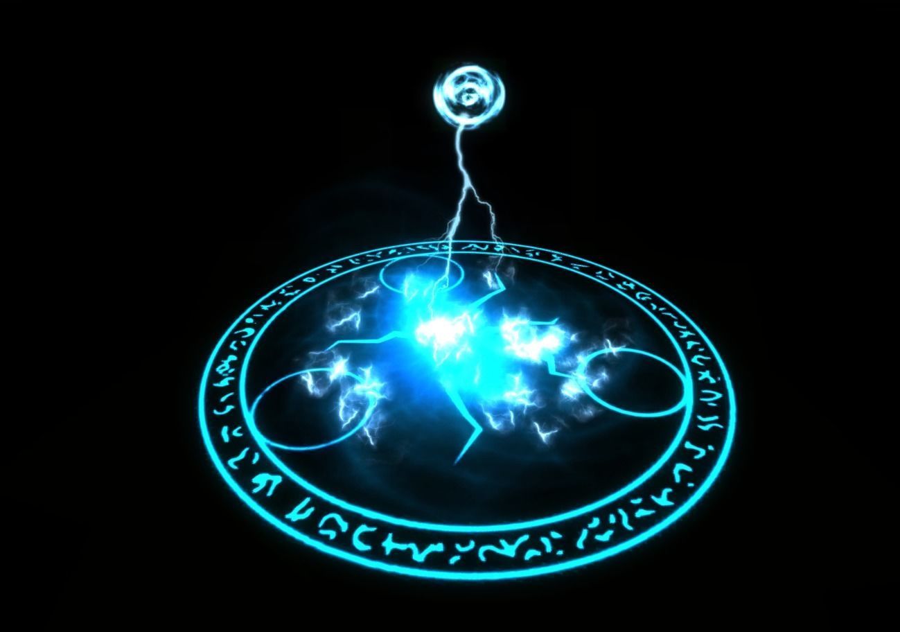 Electric Ground Spell Cast 3D model animated | CGTrader