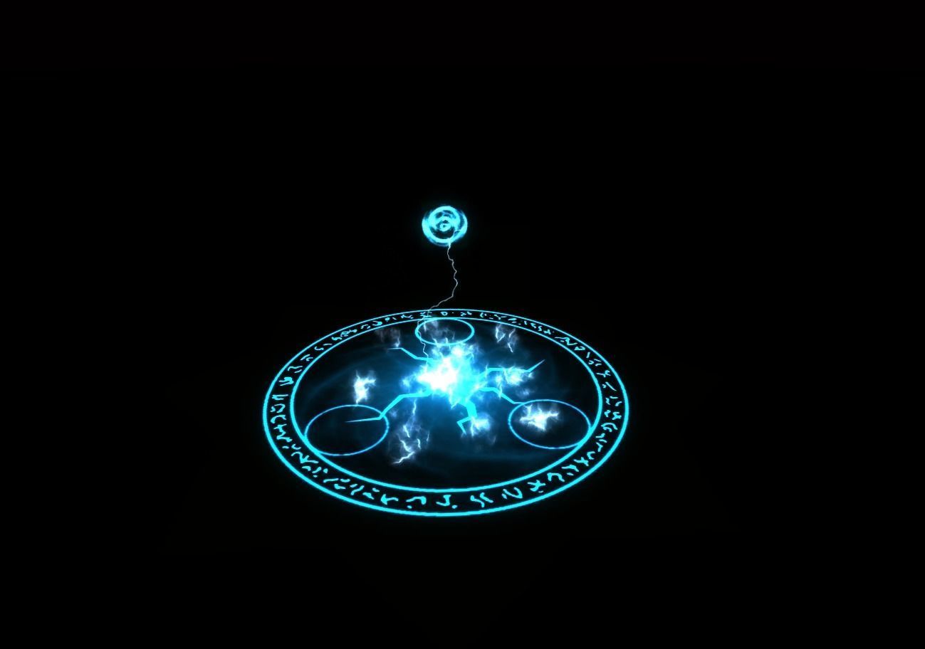 Electric Ground Spell Cast 3D model animated | CGTrader