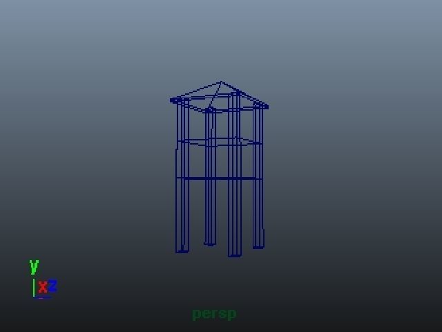 3D model Security Watch Tower VR / AR / low-poly | CGTrader
