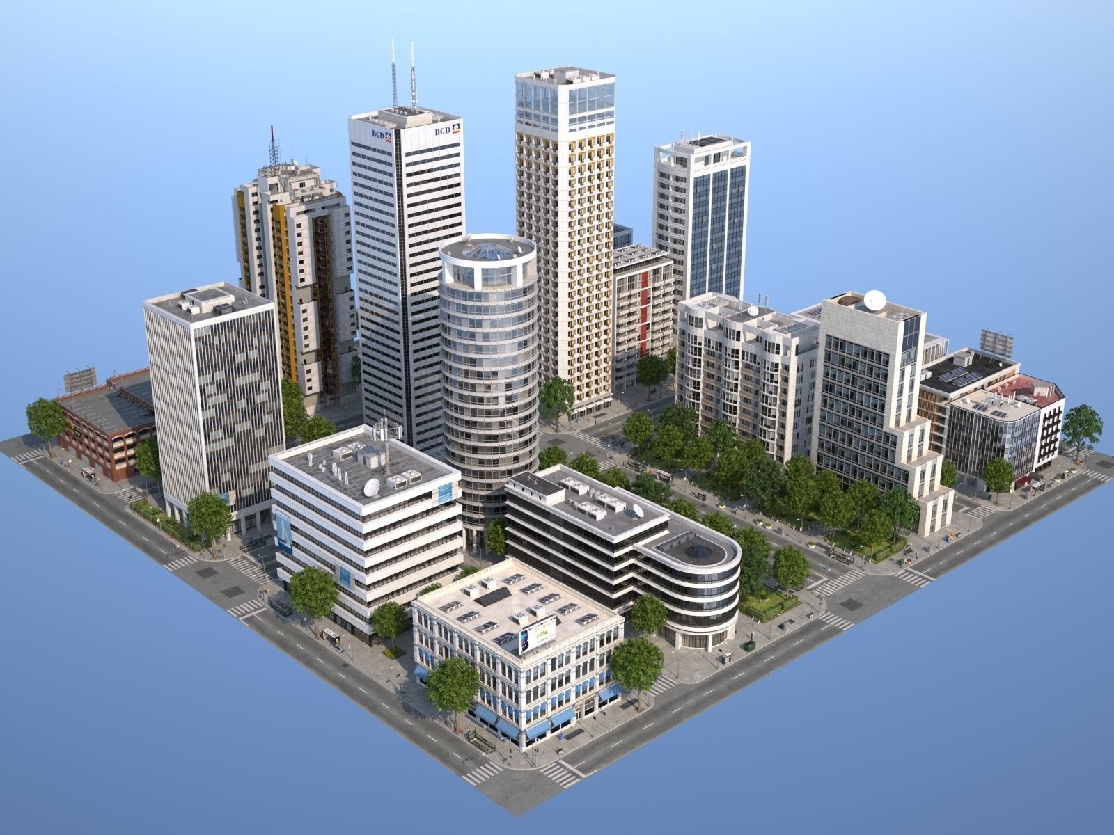 3D model White City VR / AR / low-poly | CGTrader