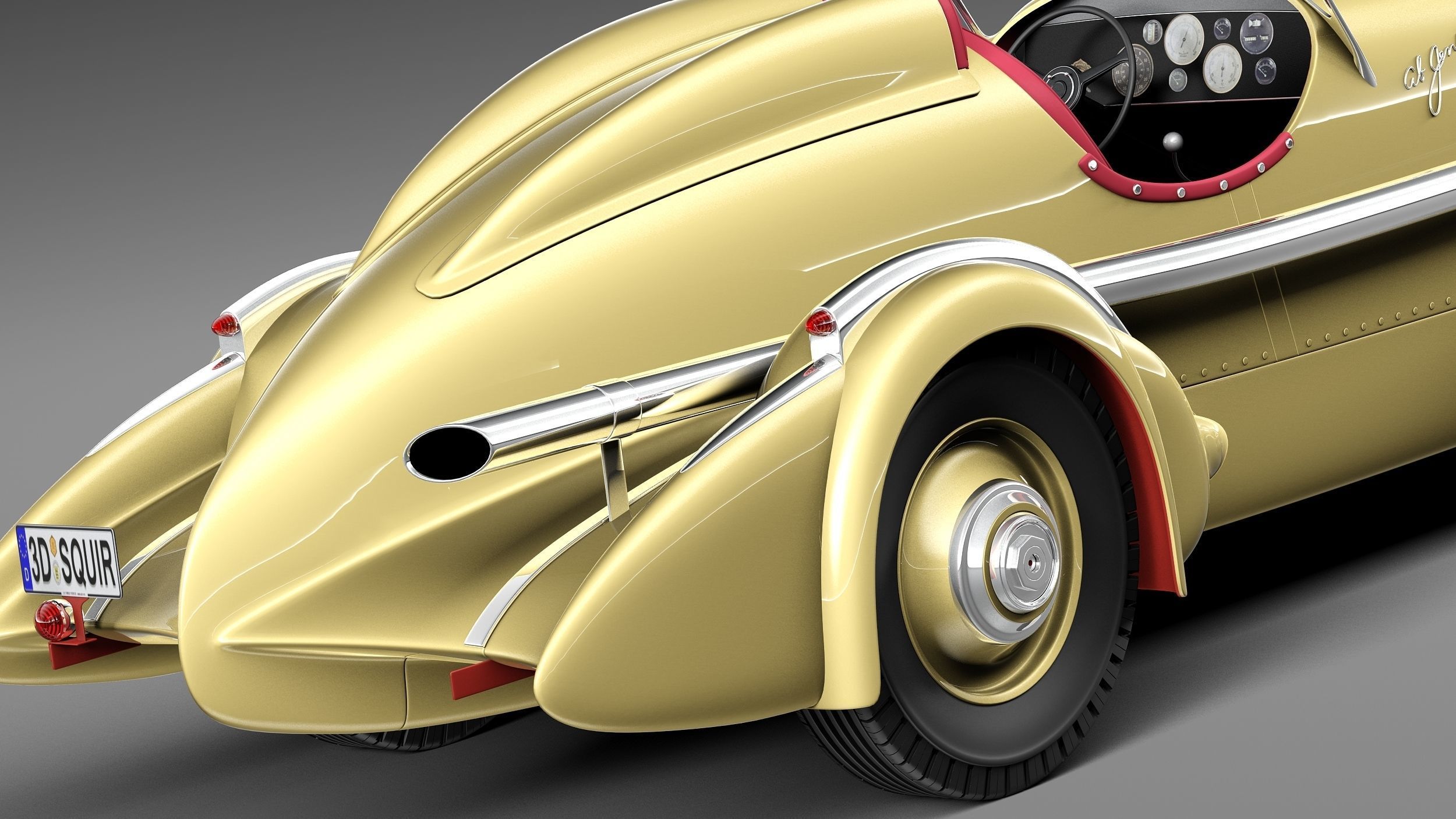 Duesenberg SJ Special Mormon Meteor 1935 3D model | CGTrader