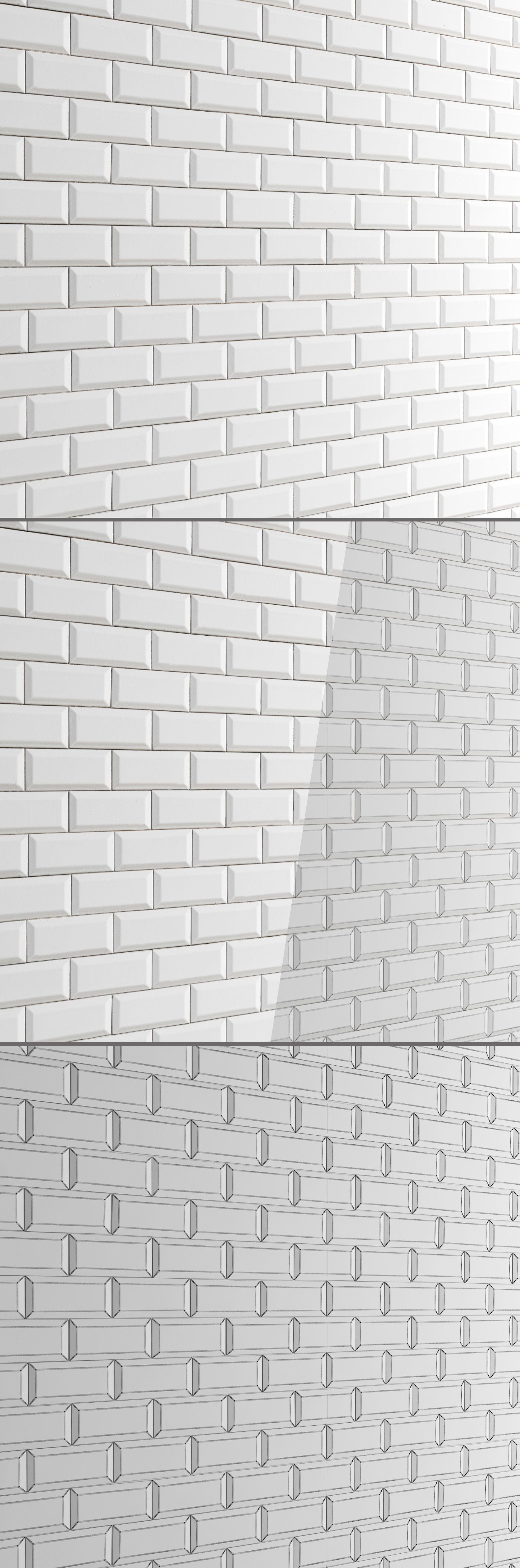 Wall tiles 3D model | CGTrader