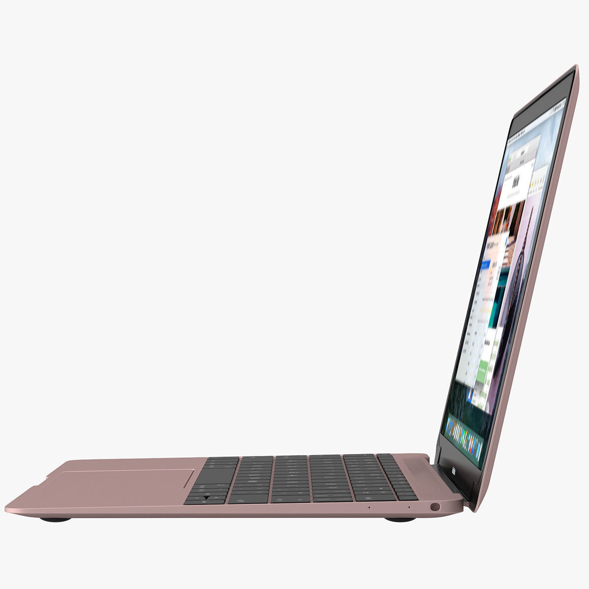 Apple Macbook Pink 3D model | CGTrader
