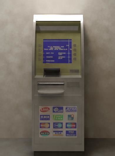 ATM Machine Revit Family 3D model | CGTrader