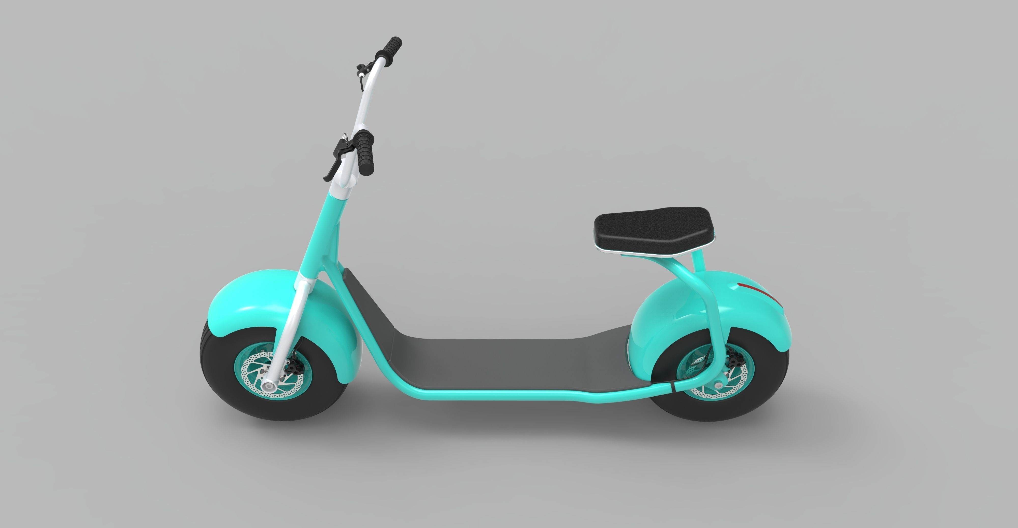 Scrooser electric scooter 3D model | CGTrader