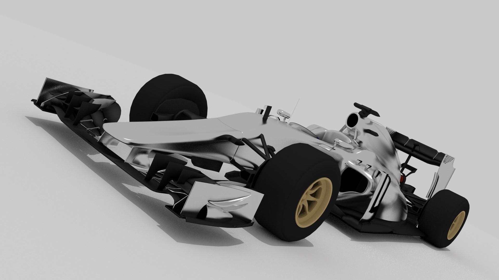 Formula One Car 1 3D model | CGTrader