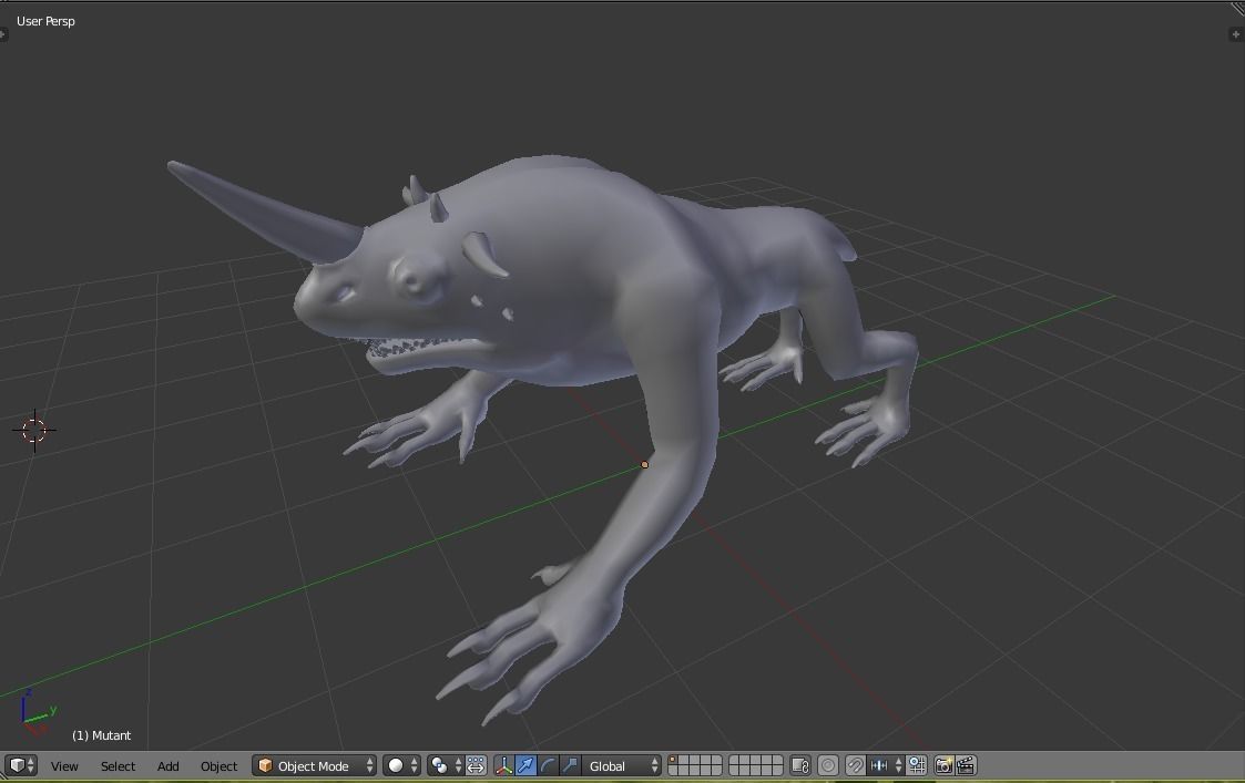 Alien Creature3 Base Mesh free VR / AR / low-poly 3D model | CGTrader