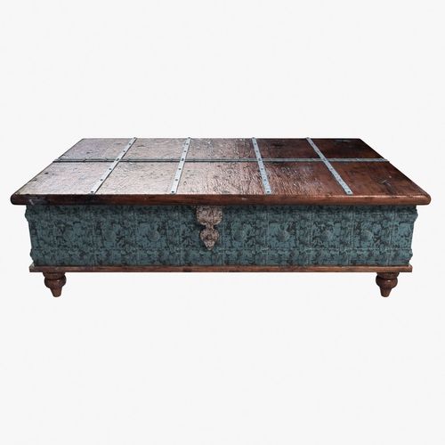 distressed trunk coffee table 3D Model MAX OBJ 3DS FBX MTL | CGTrader.com