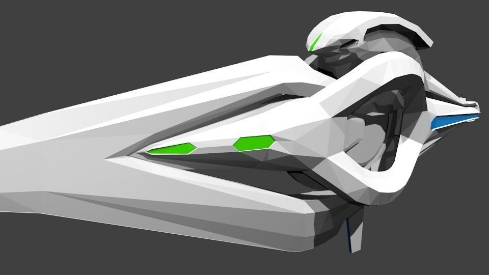 3D model Sword Drone Concept VR / AR / low-poly | CGTrader